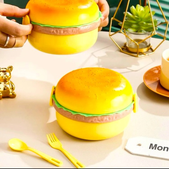 Other | Hamburger Shape Lunch Box | Poshmark